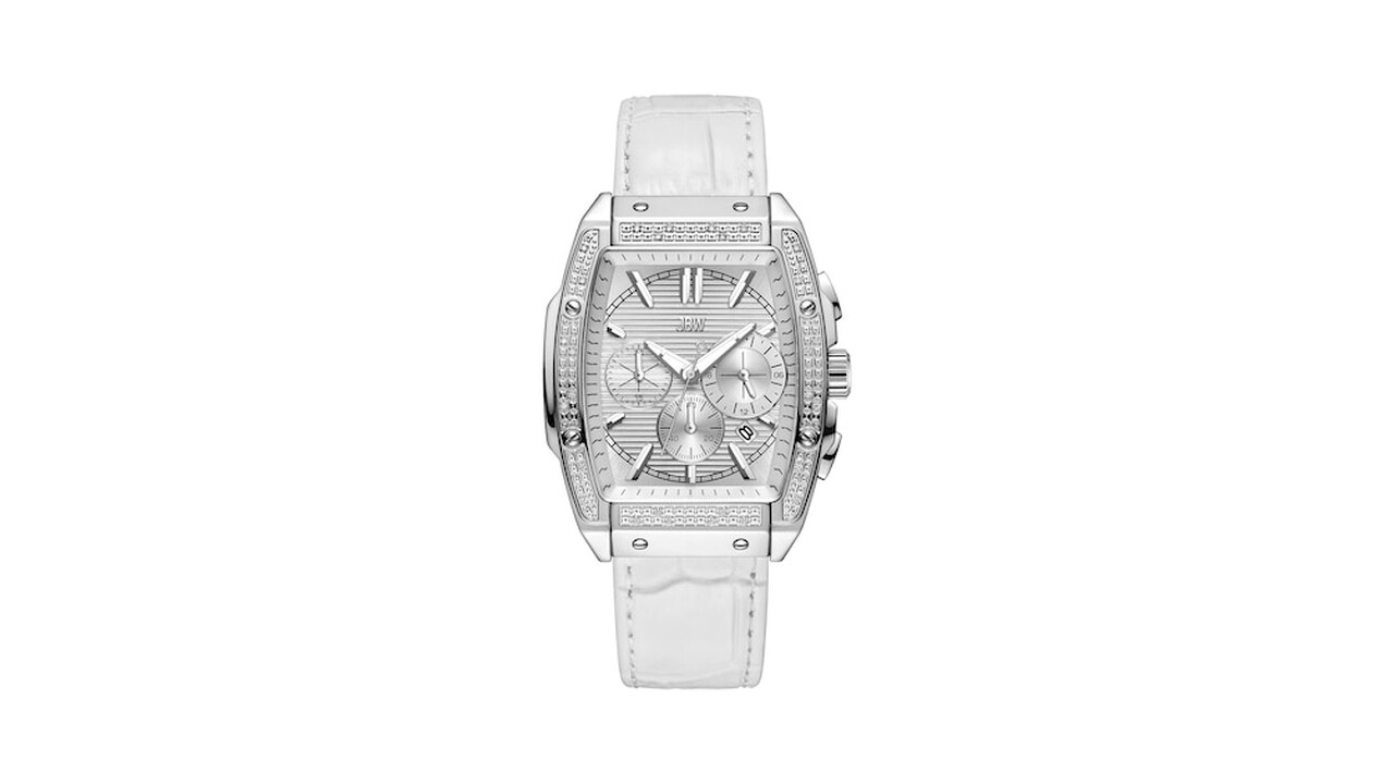Creatable - Diamond Watch with Leather Straps - Kay Jewelers.