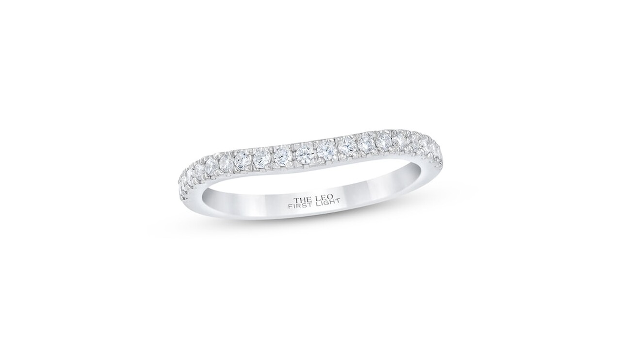 Creatable - THE LEO First Light Diamond Wedding Band! - Kay Jewelers.
