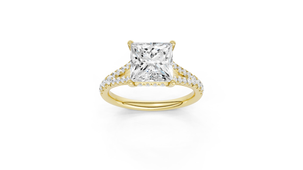 Creatable - Princess Cut Diamond Ring - Kay Jewelers.