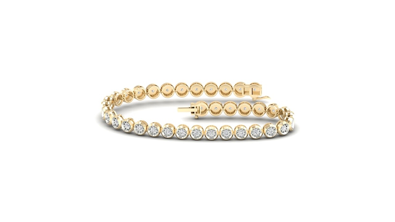 Creatable - Mens diamond bracelet - Kay Jewelers.