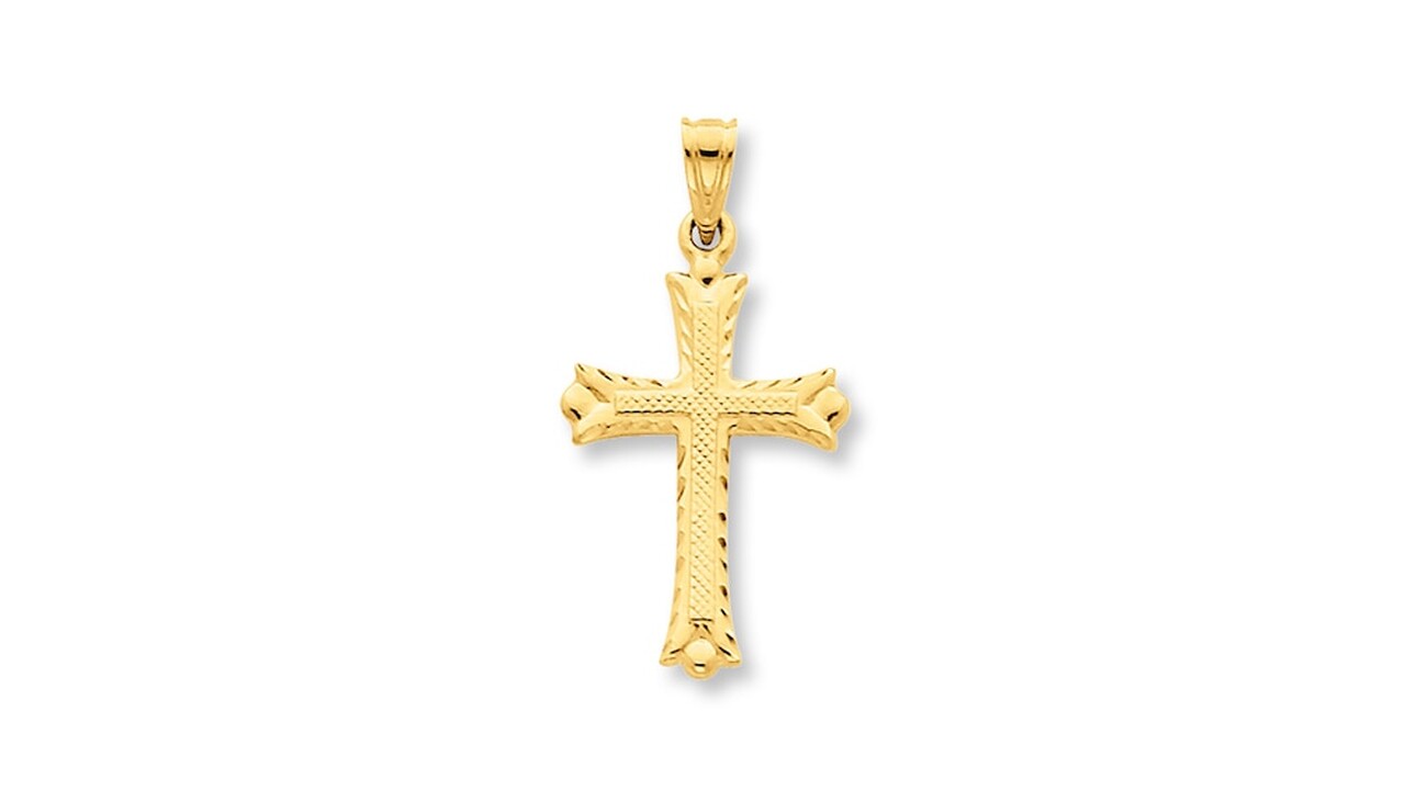 Creatable - Cross and Gold Chain - Kay Jewelers.