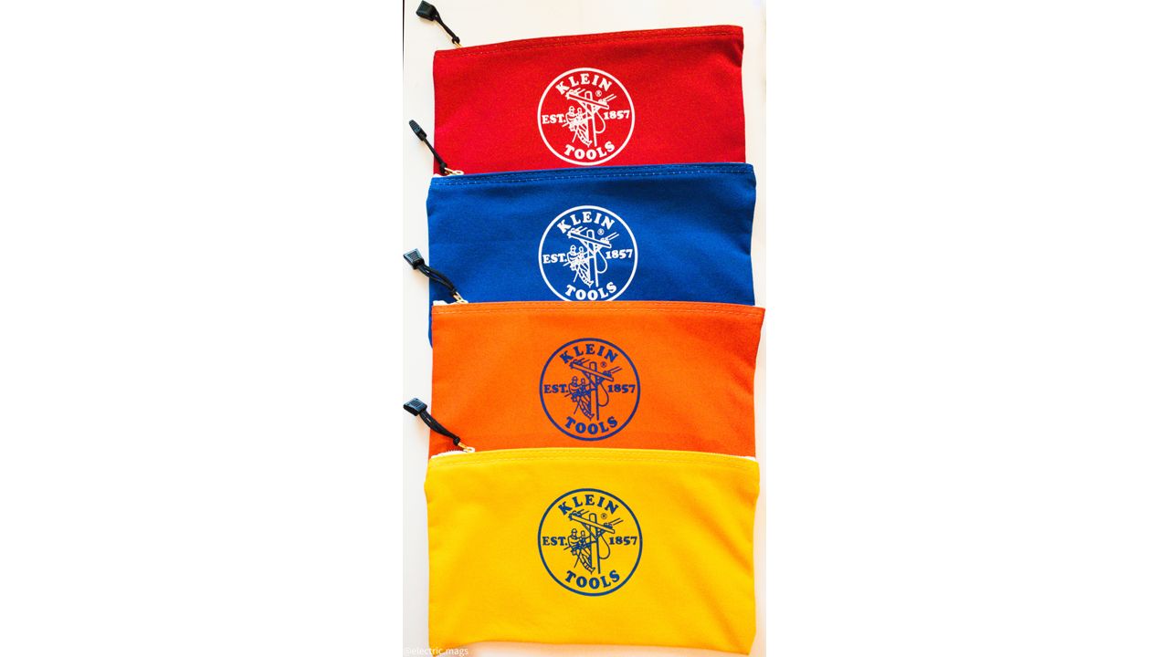 Klein Tools. | Tool organization with canvas zipper bags.
