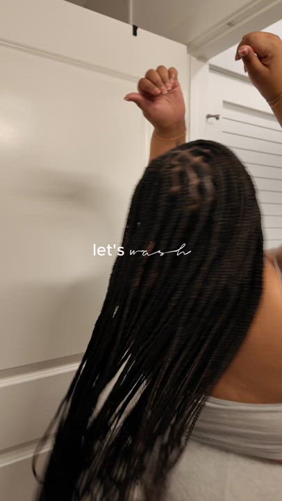Raven Small - Video: Box Braids Wash Day Routine